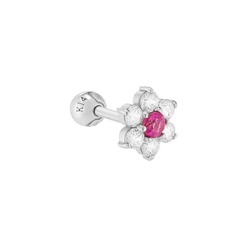 Daisy Flower Cartilage Piercing 14K Gold | Musemond