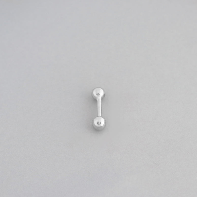 18g Ball Barbell Piercing 14K Gold | Musemond