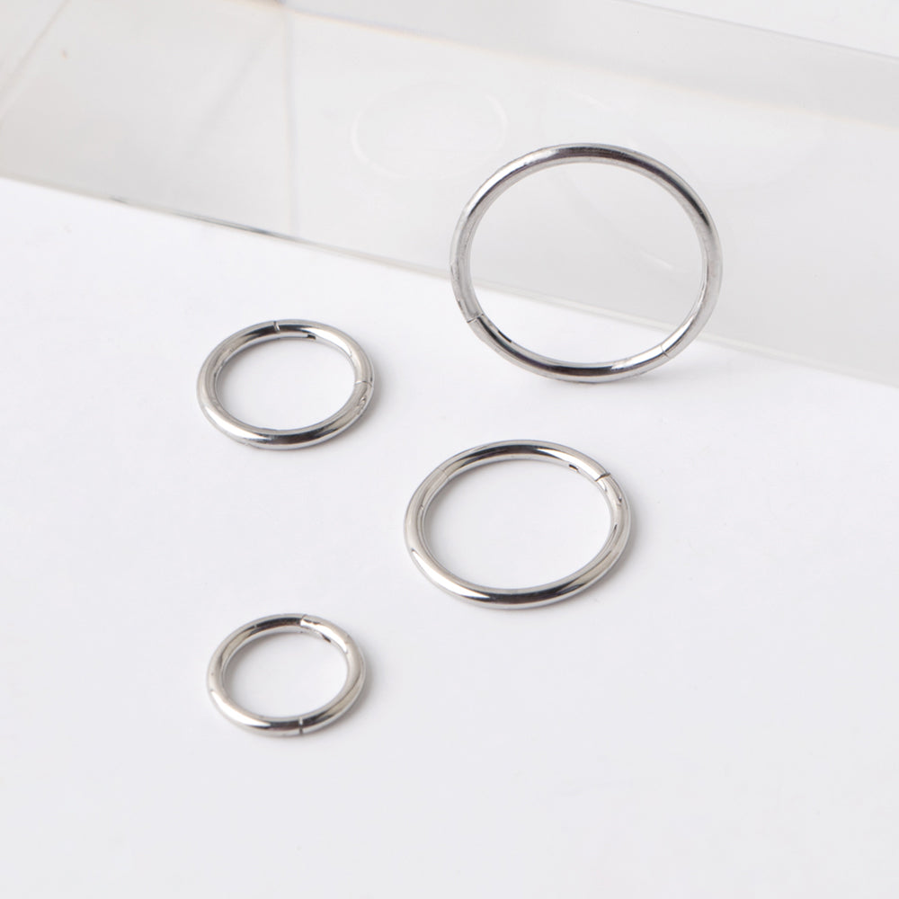 Plain Clicker Ring 14K Gold | Musemond