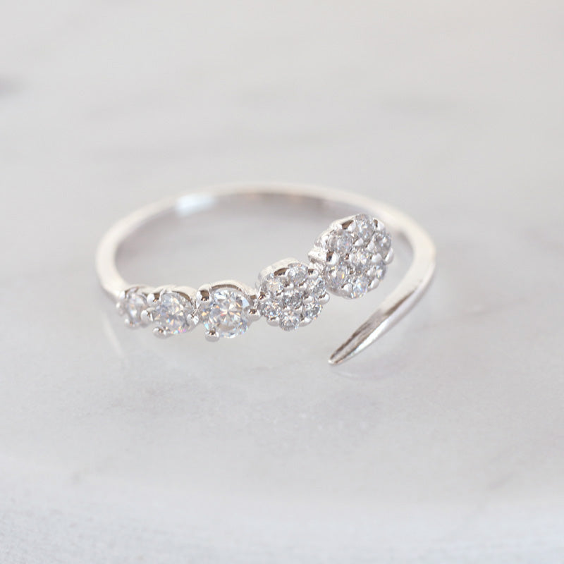 Spiral Open Ring Sterling Silver | Musemond