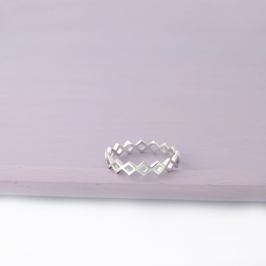 Stackable Chain Band 925 Sterling Silver | Musemond