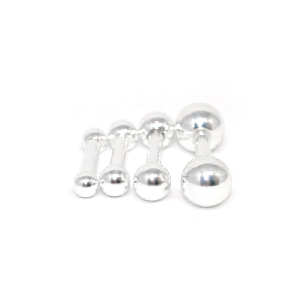 Tiny 2mm Ball Barbell Tragus Earring | Musemond