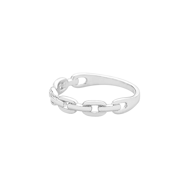 Chain Band Ring 925 Sterling Silver | Musemond