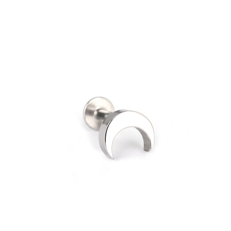 Crescent Moon Cartilage Piercing 316L Stainless Steel | Musemond
