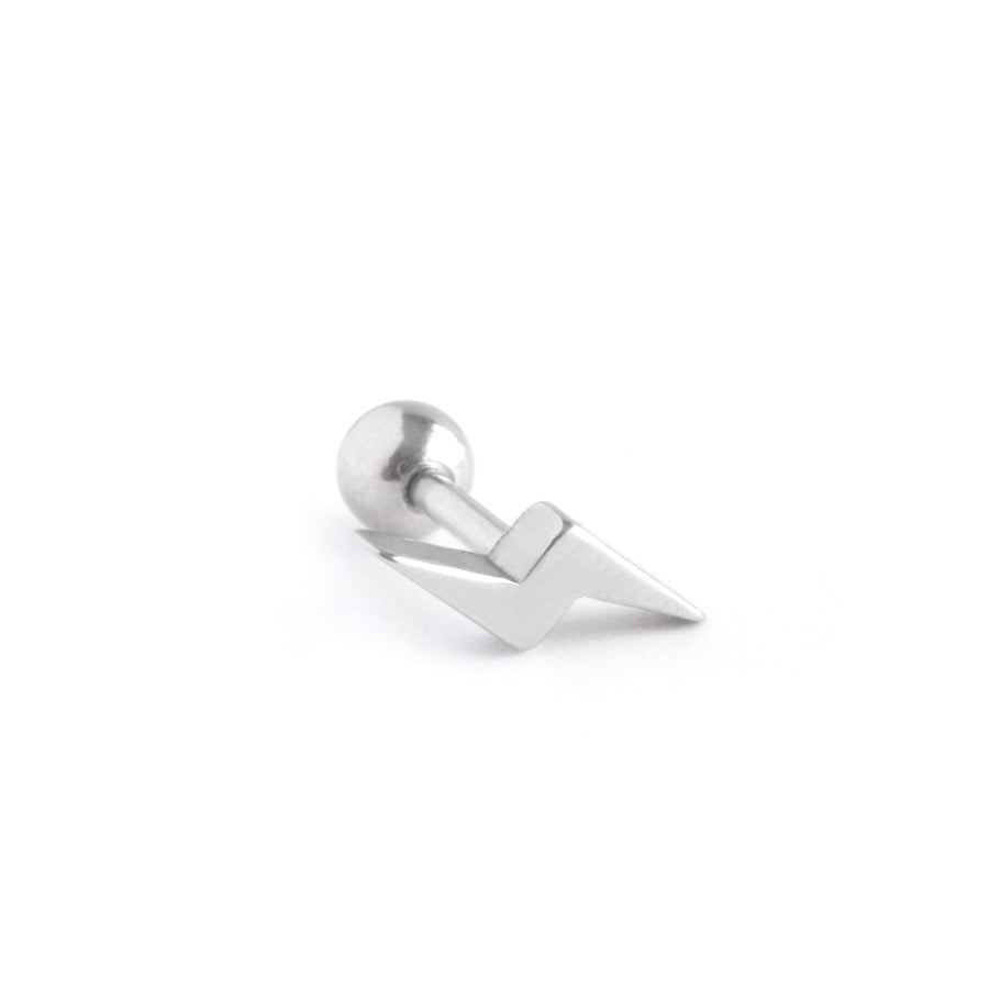 Lightning Bolt Cartilage Piercing- Stainless Steel | Musemond
