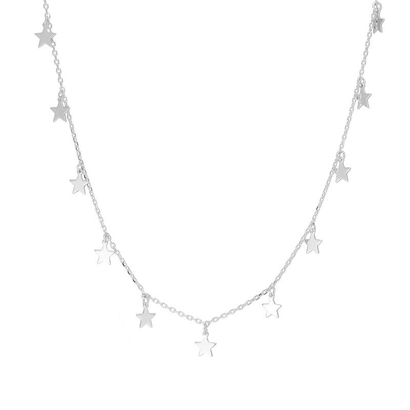 Star Chain Necklace Sterling Silver | Musemond